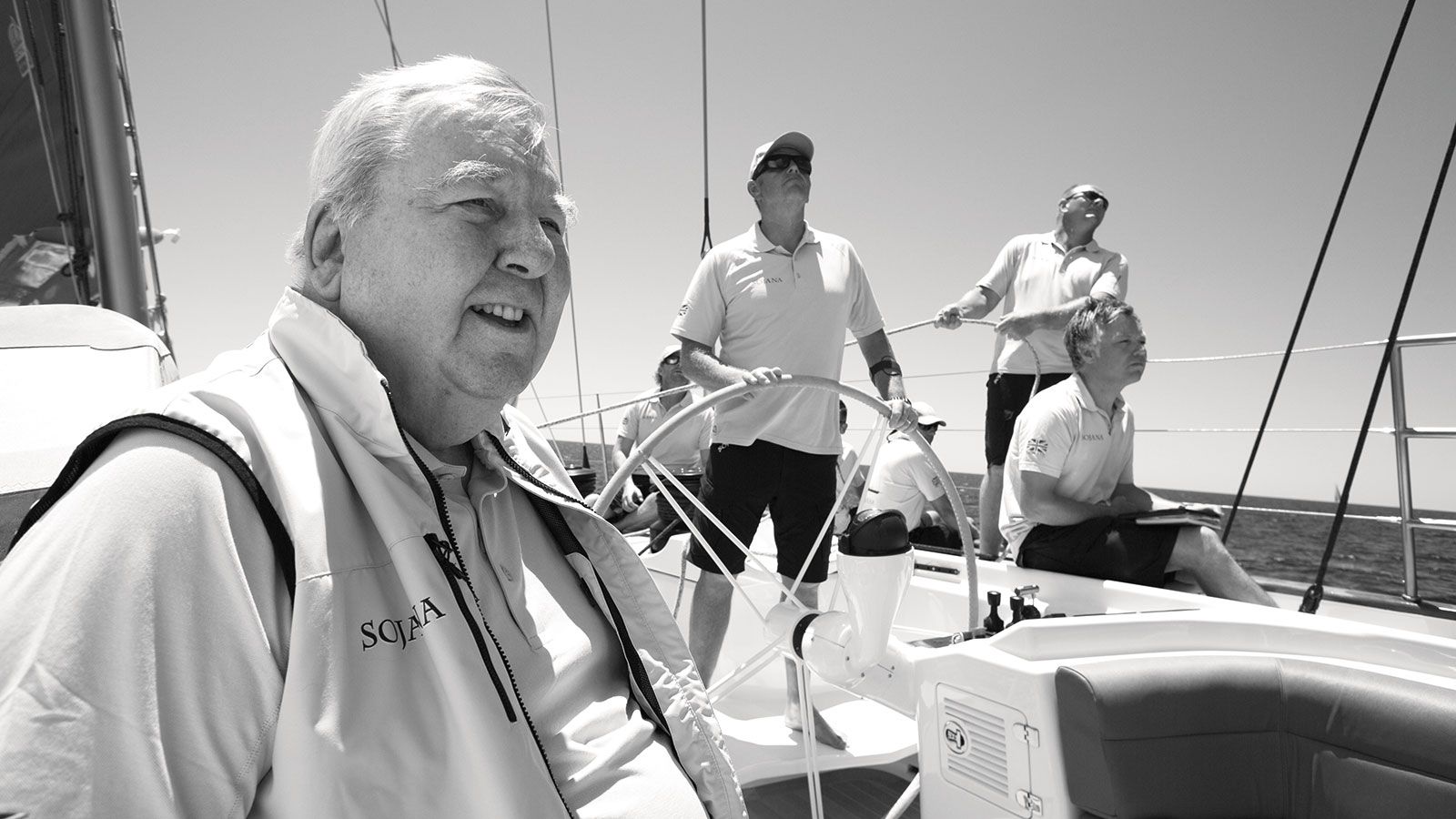 On board with veteran sailing yacht owner Sir Peter Harrison